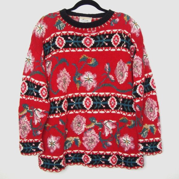 Express | Sweaters | Vintage 7s Express Cie Internationale Handknit ...